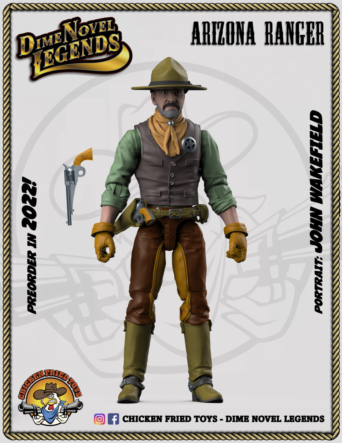 The Arizona Ranger | Chicken Fried Toys | Dime Novel Legends