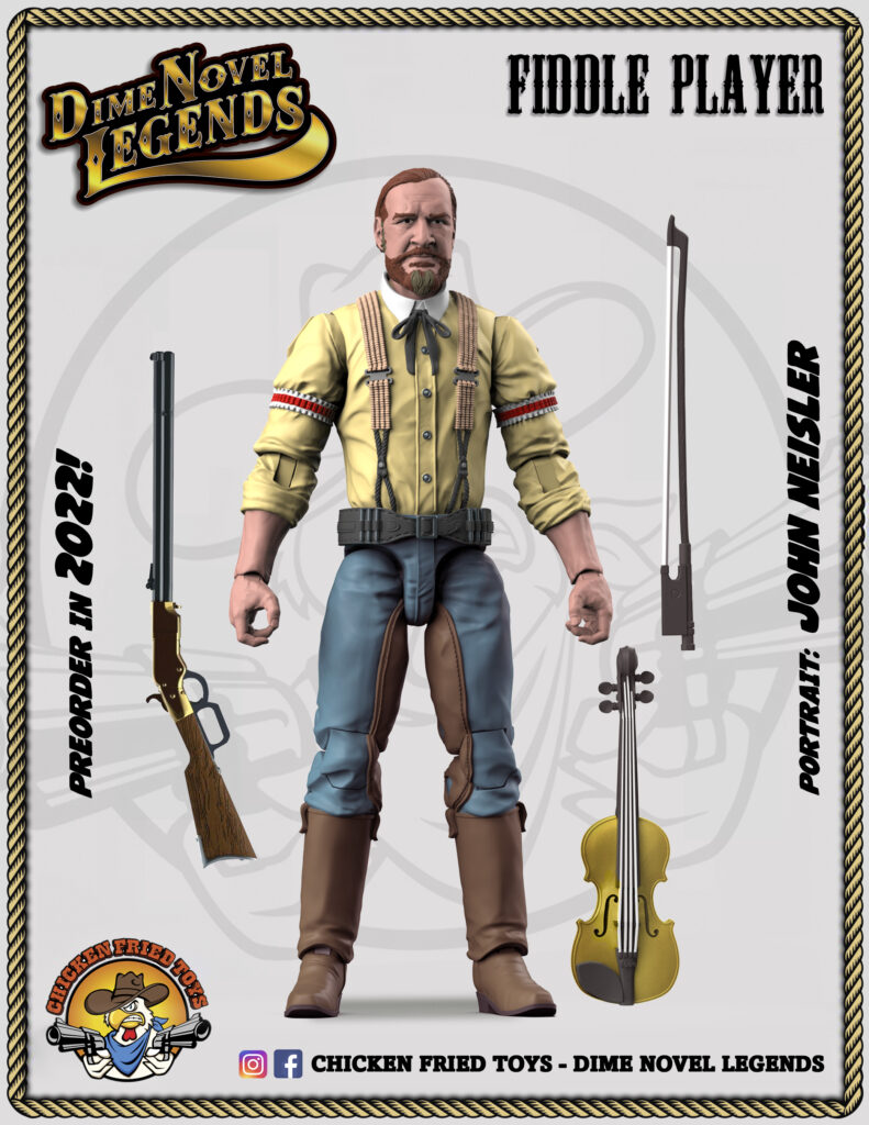 The Fiddle Player | Chicken Fried Toys | Dime Novel Legends
