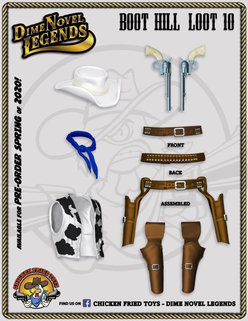 “Bag Full of Buck-A-Roos” Bundle | Chicken Fried Toys | Dime Novel Legends